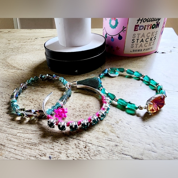 Bomb Party | Jewelry | Bomb Party Holiday Stack Babes In Toyland | Poshmark